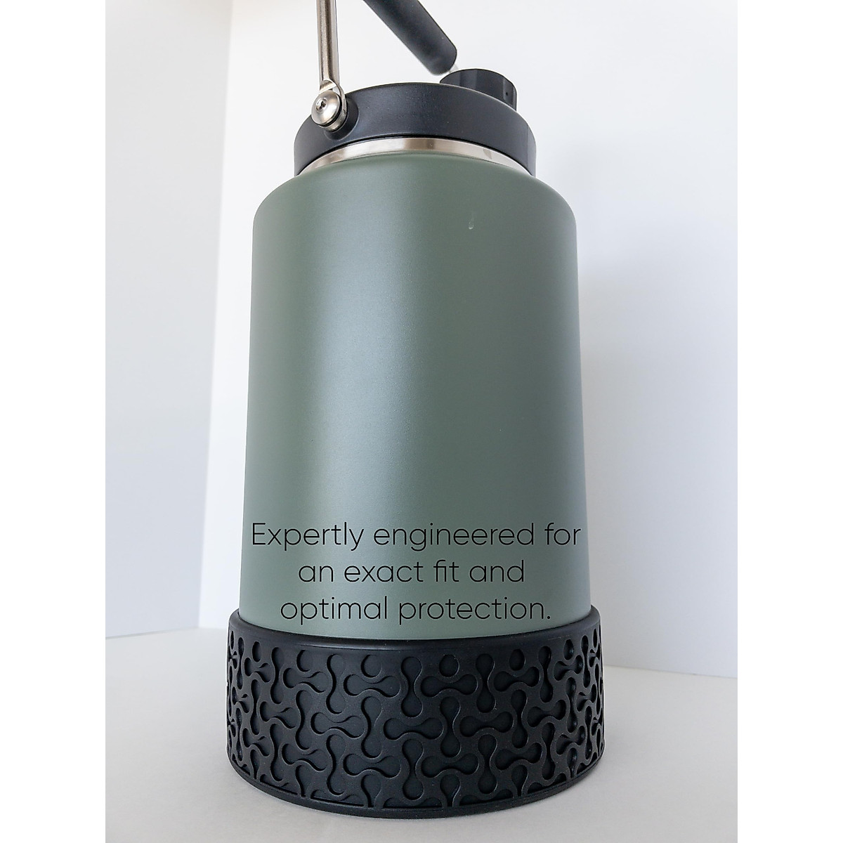 Silicone Sleeve for 1 Gallon 128oz yeti Water Bottles - Anti-Slip, Anti-Ding, Anti-Dent, and Safe for Pet Bowls. Perfect for Camping and Hiking Trips - ARGO, Designed in The USA.