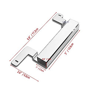 Uniflasy Grill Burners Tube Pipe Heat Plate Shield Tent and Crossover Carry Over Tube Replacement Parts Kit for Stok SGP4330SB SGP4331 SGP4130N, Stok Quattro 4 Burner Grills