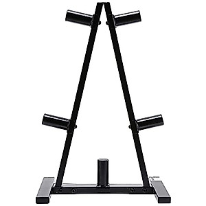 CAP Barbell A Frame Olympic Plate Rack, Dark Gray