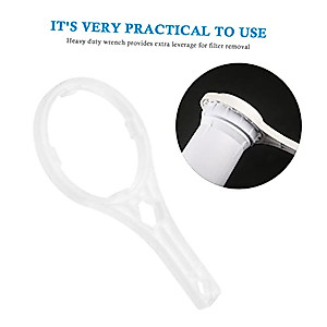 ULTECHNOVO Tools 10pcs 10 Wrench Wrenches Home Household Filtration System Wrench Under Sink Water Filter Tool Wrench Plastic White Filter Canister Spanner