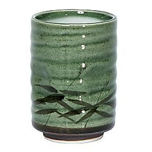 8 oz. Japanese Tea Cup Green Sasa by MIYA
