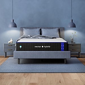 Nectar Hybrid Twin XL Mattress 12 Inch - Medium Firm Gel Memory Foam - Steel Springs - Cooling Technology - 365-Night Trial - Forever Warranty White