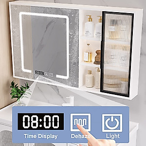 Wall Mounted Bathroom Vanity with Sink Combo,Bathroom Vanity Set with Basin & Storage Cabinet ,Bath Cabinet with Ceramic Sink Including Pull-out Faucet, Mirror Cabinet ( Size : 81x50x53cm/31.9x19.7x20