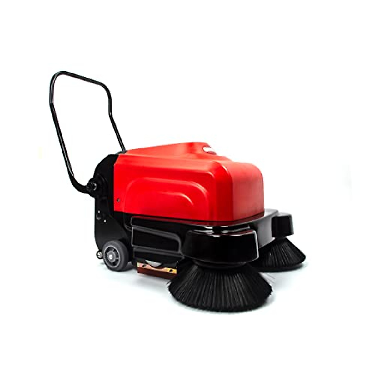 41.3" Walk Behind Industrial Floor Sweeper, Battery-Operated, Triple Brush, 64500 sqft/h