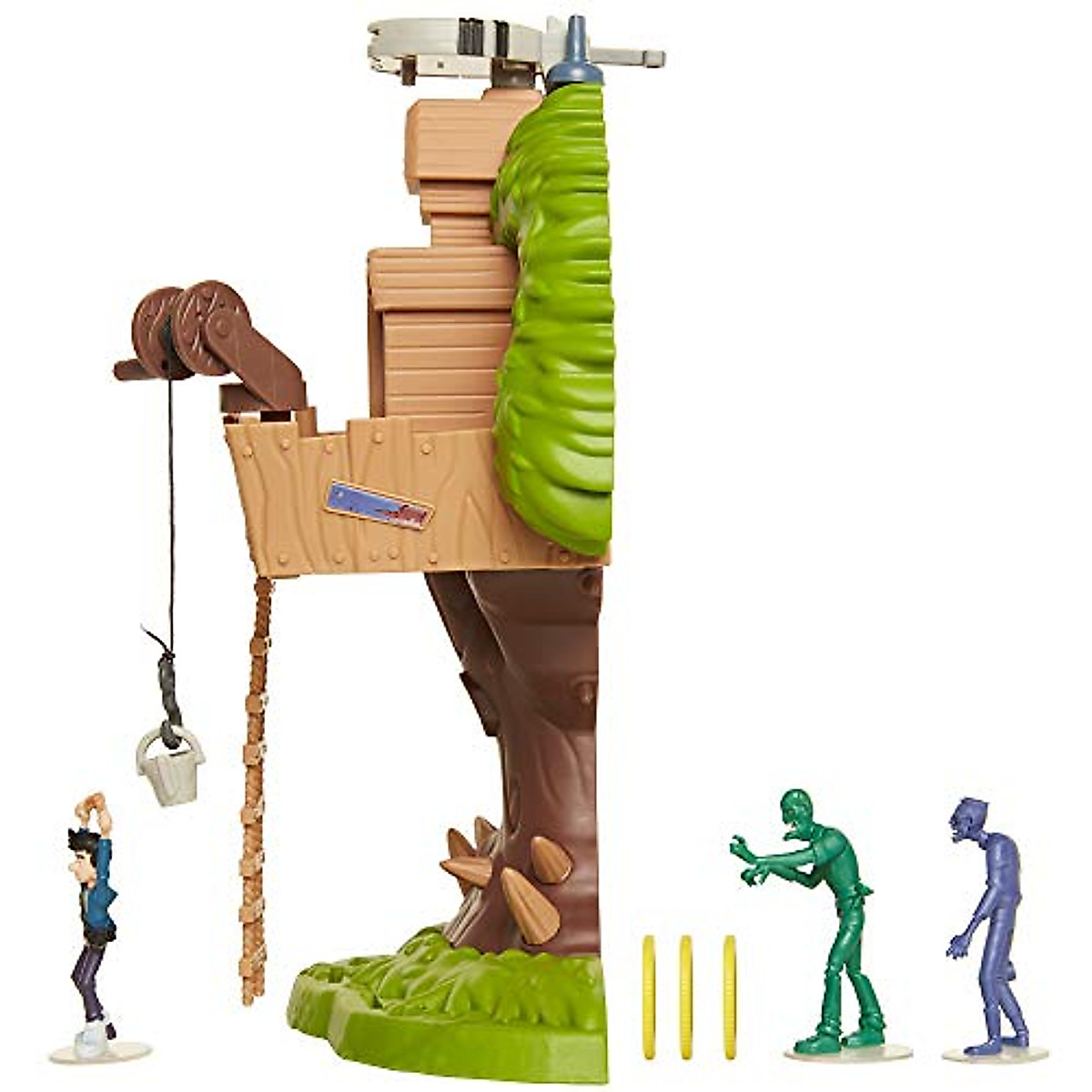 The Last Kids On Earth - Tree House of Awesomeness Playset, Includes Exclusive Jack Action Figure & 2 Zombies