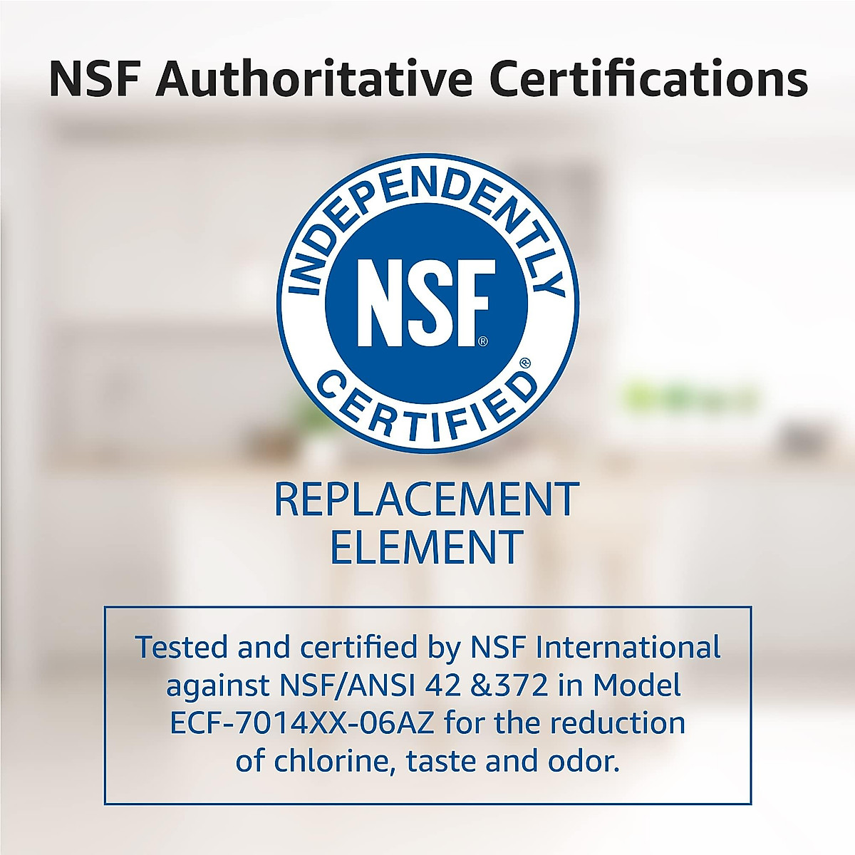 Overbest NSF Certified Pitcher Water Filter, Replacement for Brita® Pitchers and Dispensers, Brita® Classic 35557, OB03, Mavea® 107007, and More, Includes 2 Filters