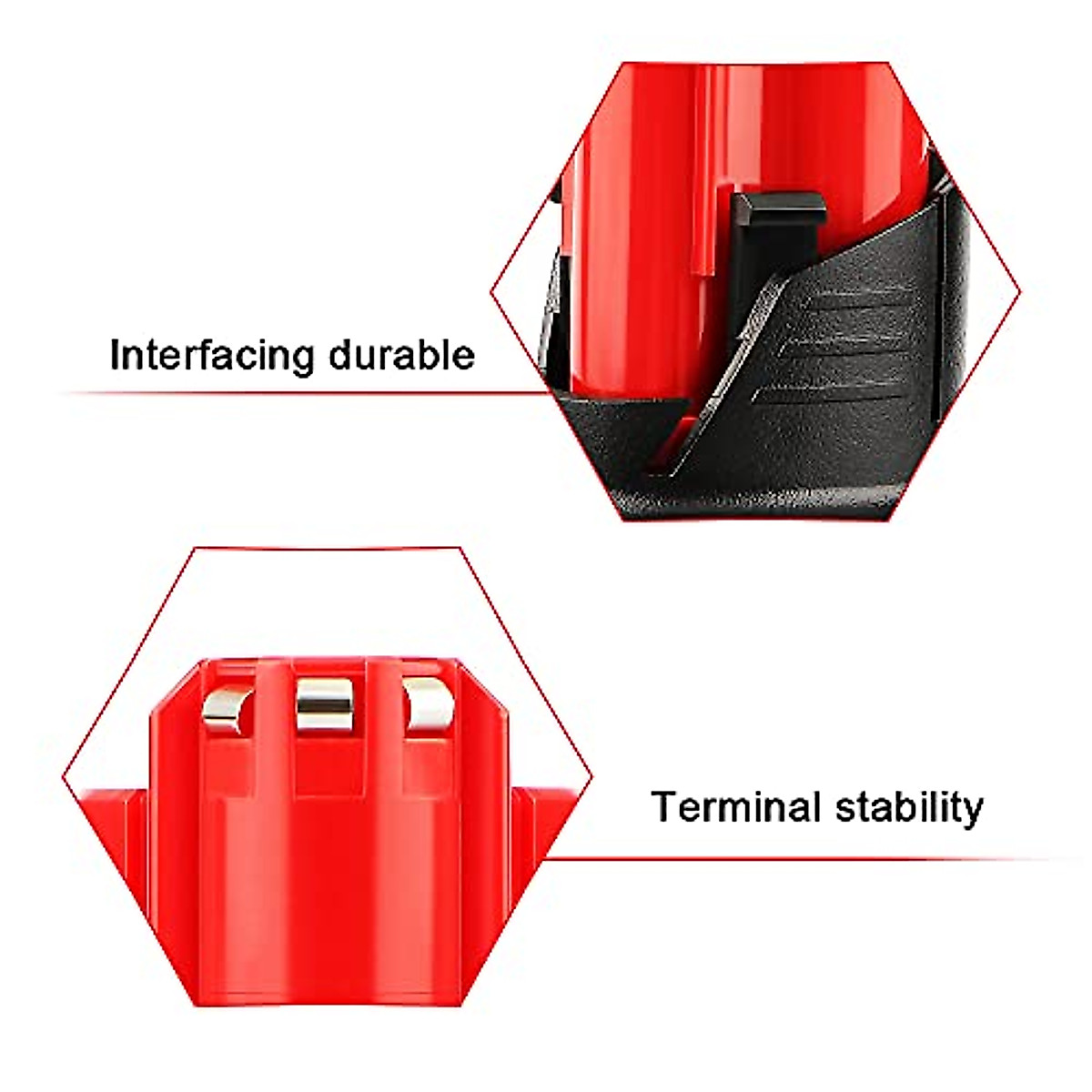 waitley 12V 6Ah Replacement Battery Compatible with Milwaukee M12 6.0Ah Lithium-ion Battery 48-11-2411 48-11-2440 48-11-2402 Tools