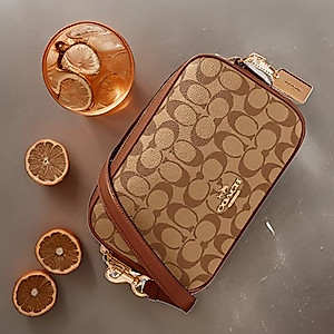 COACH Jes Crossbody, Khaki Saddle