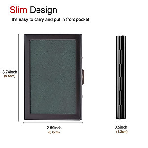 EASTNIGHTS Rfid Credit Card Holder Slim Metal Card Wallet Business Card holders Small Card Case for Men Women