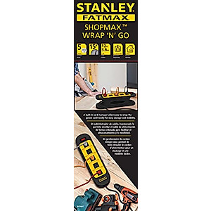 STANLEY W31607 FATMAX Wrap 'N' Go Power Station with 12-Foot Cord