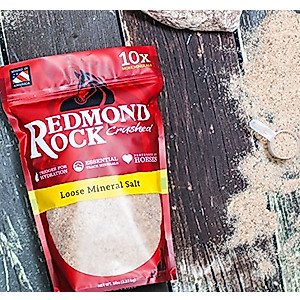REDMOND Rock Crushed Loose Mineral Salt Electrolyte Supplement for Horses (5 LBS)