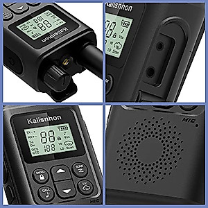 walkie talkies,NOAA walkie talkies for Adults Long Range with Earpiece,Weather Alerts Handfree walkie Talkie Rechargeable with Type-c Charging, Dual Watch,License Free Portable Two Way radios(2 Pack)