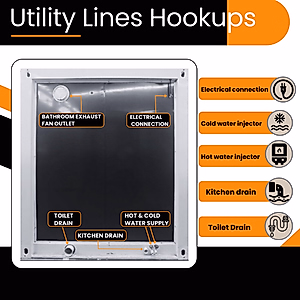 Modinno Tiny Home - 2-Bedroom Prefab House Kit – Expandable Prefab House - Galvanized Steel - Functional Design with Modern Amenities – Kitchen, Bathroom, Deck, Water Heater Included (Brown-Black)