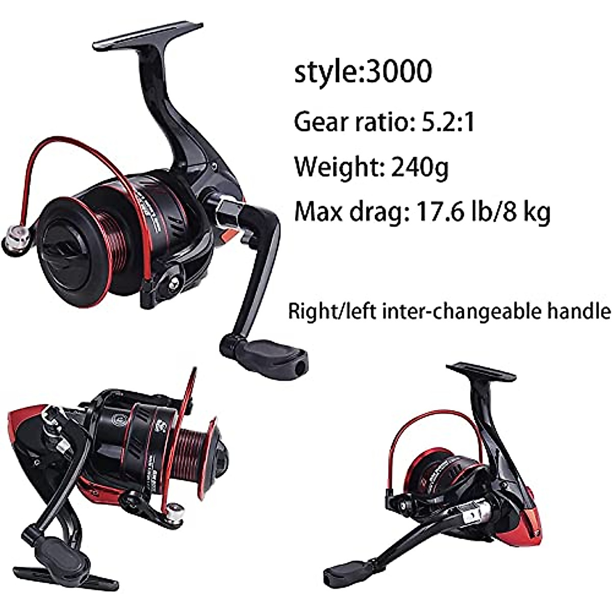 Fishing Pole Combo Set,2.1m/6.89ft 2PCS Collapsible Rods 2PCS Spinning Reels Lures Set Carrier Bag Telescopic Fishing Rods Freshwater Kit Fishing Rod Reel Combos