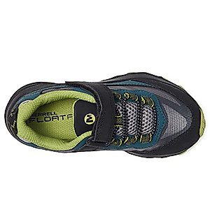 Merrell Moab Speed Low Alternative Closure Waterproof Hiking Shoe, Green, 2 US Unisex Big Kid