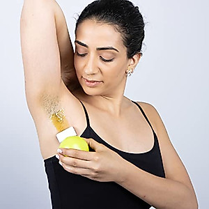 Parissa Organic Roll-On Sugar Wax Kit for At-Home Waxing, 100% Natural, Sensitive Skin, Gentle & Washable Formula