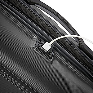 Samsonite Omni 2 Hardside Expandable Luggage with Spinners | Charcoal | 22X14X9 Carry-on