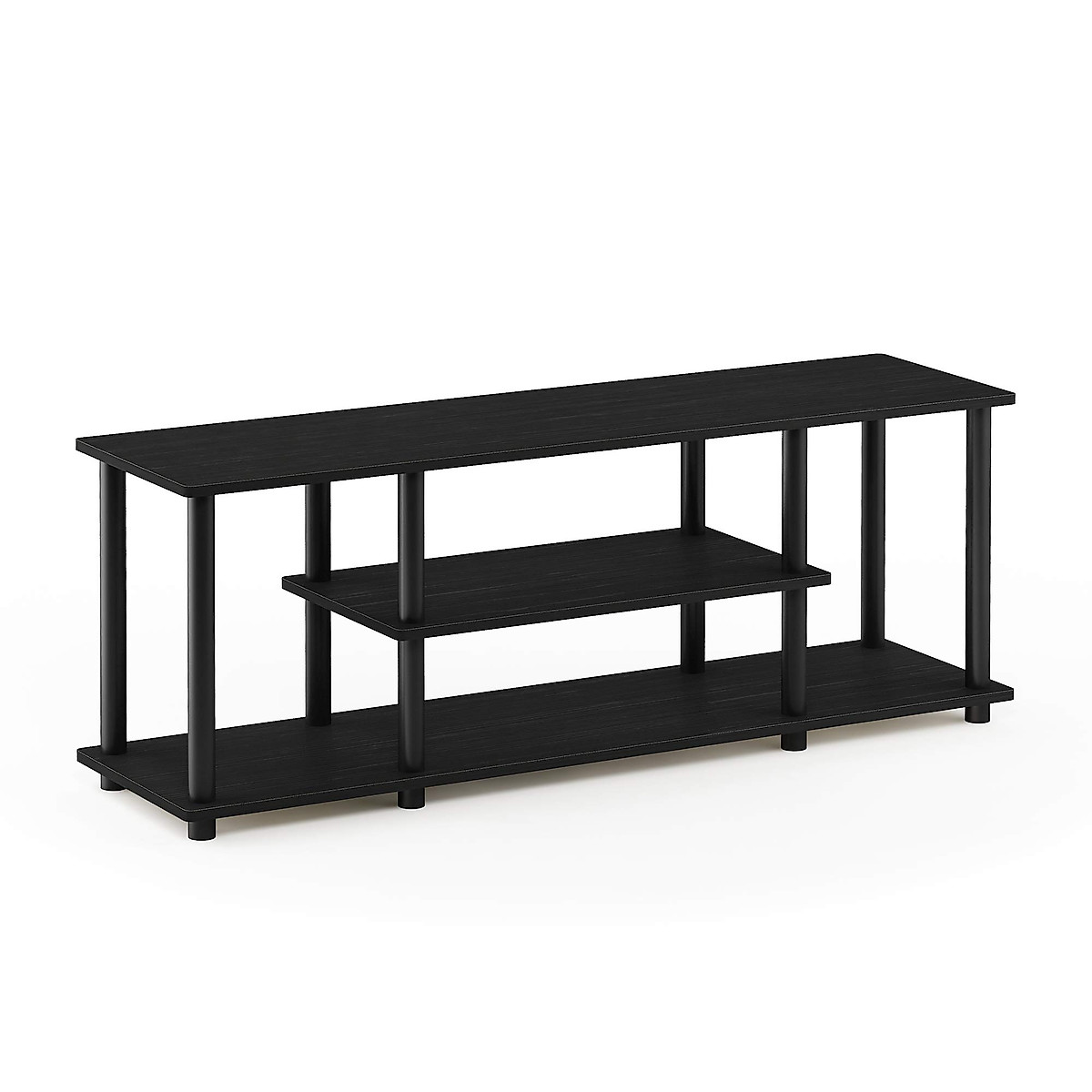 Furinno 3-Tier TV Stand (up to 50" TVs) + Set of 2 End Tables