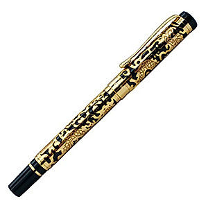 Gullor Advanced Fountain PEN Jinhao 5000 Dragon Year Golden with Black
