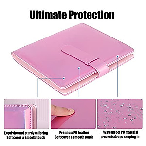 256 Pockets Photo Album for Fujifilm Instax 11 12 9 40 Mini Camera, Polaroid Camera, Photo Album for Fujifilm Instax Mini Evo Liplay 90 8 7+ Instant Camera, Polaroid HP Zink 2x3" Photos (Magic Pink)