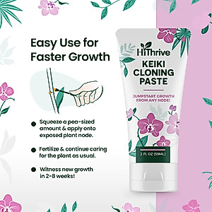 2oz Keiki Paste for Plants - Up to 150 Applications, Keiki Cloning Paste for Plants to Grow Orchids Baby Plant & New Blooms, Ideal Keiki Paste for Orchids & Houseplants, Convenient Plant Cloning Paste