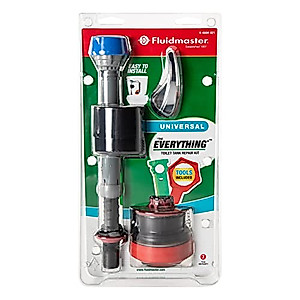 Fluidmaster K-400H-021-P8 PerforMAX 2-Inch Everything Toilet Repair Kit, No Size, Multicolor
