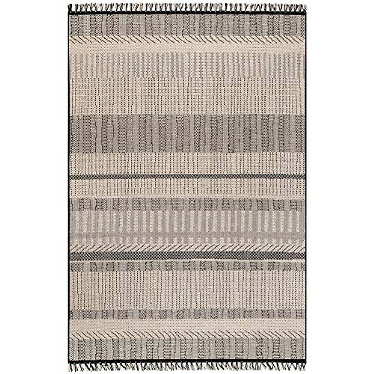 nuLOOM Morgan Modern Moroccan Indoor/Outdoor Area Rug, 7' 10" x 10' 10", Grey