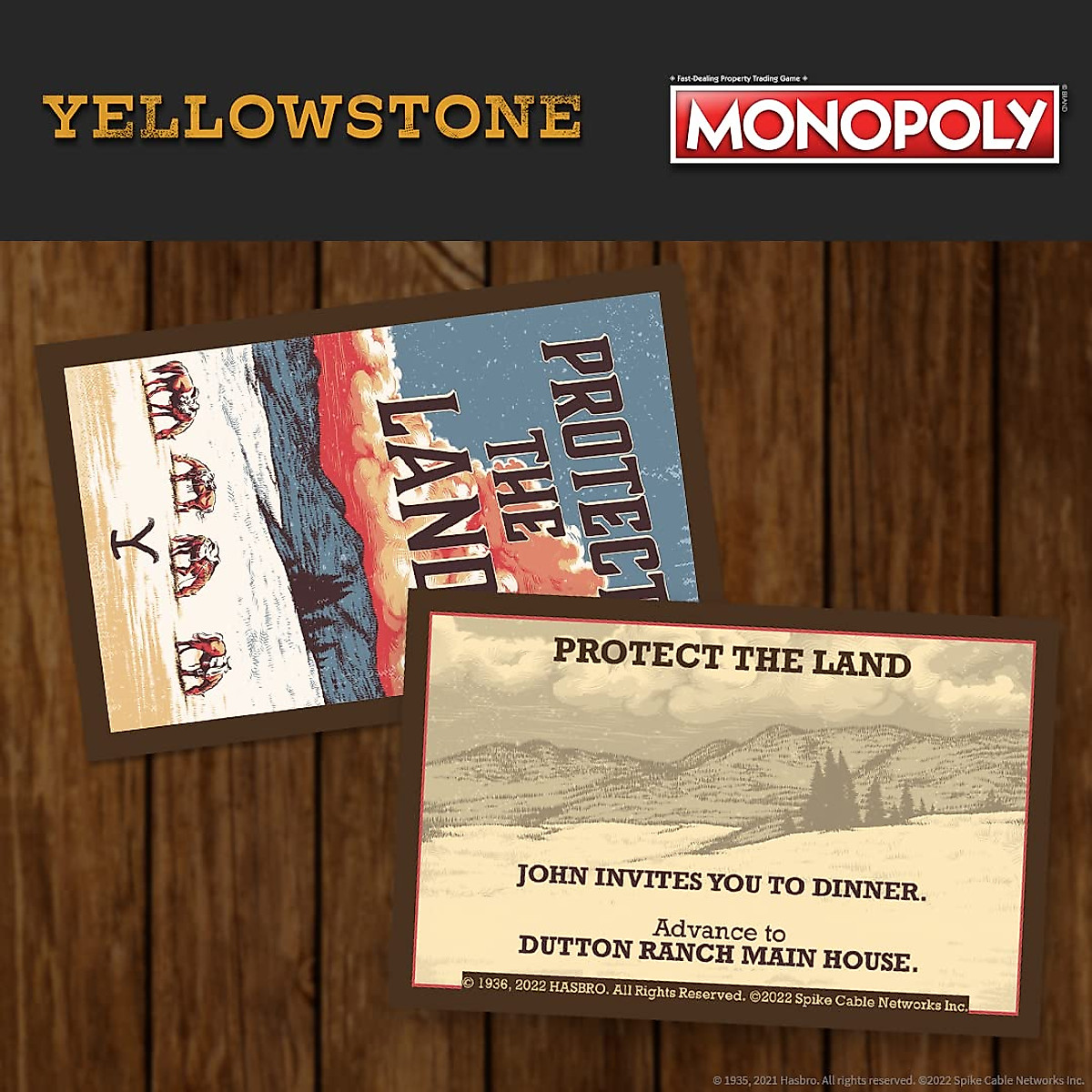 Monopoly: Yellowstone | Buy, Sell, Trade Spaces Featuring Locations from The Paramount Network Show | Collectible Classic Monopoly Game | Officially-Licensed, Yellowstone Game & Merchandise, 6 players
