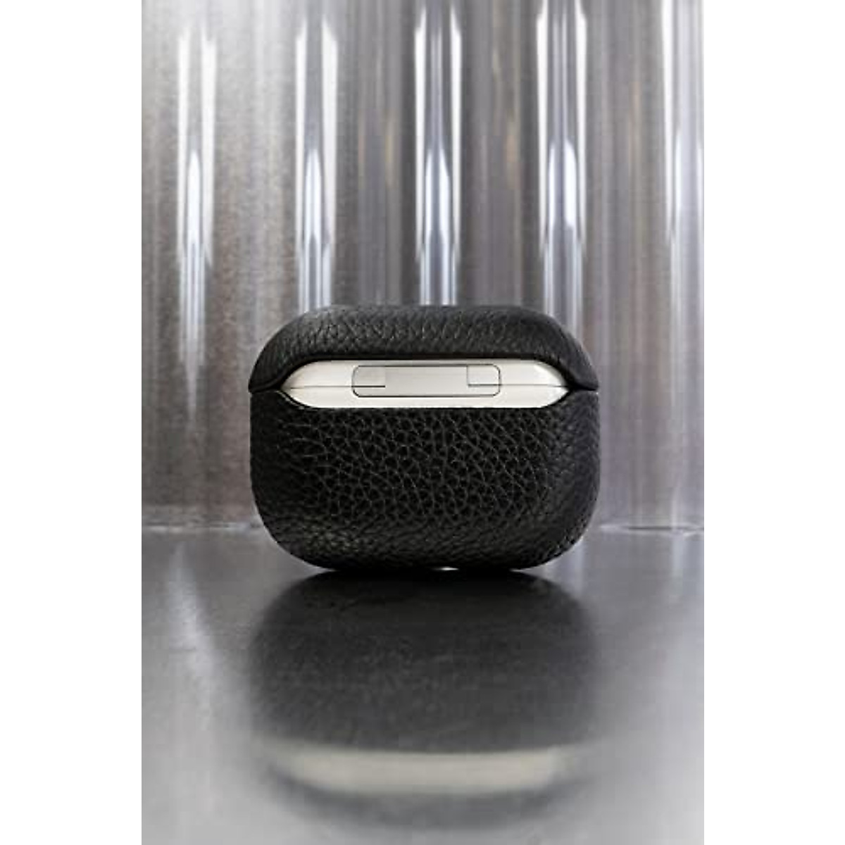 Tapper Black Leather / 18K Gold Plated Case for AirPods Pro