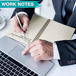 Leinuosen 18 Pack A5 Spiral Notebook Ruled Journal Notebook Notepad Sketchbook Hardcover Lined Notebooks Journals for Office School Supplies, 5.5 x 8.3