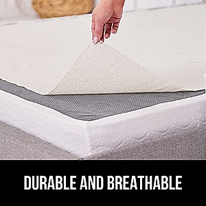 Gorilla Grip Original Mattress Slide Stopper and Gripper, Queen, Keep Bed and Topper Pad from Sliding for Sofa, Couch, Chair Cushion, Mattresses, Easy Trim, Slip Resistant, Grips Helps Stop Slipping