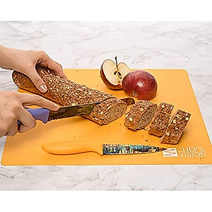 Slice Bright Flexible Cutting Mats are the Smarter, Faster and Easier Way to Prepare Your Food. Set of six Colorful Mats. From The Chef’s Vision Kitchen to Yours.