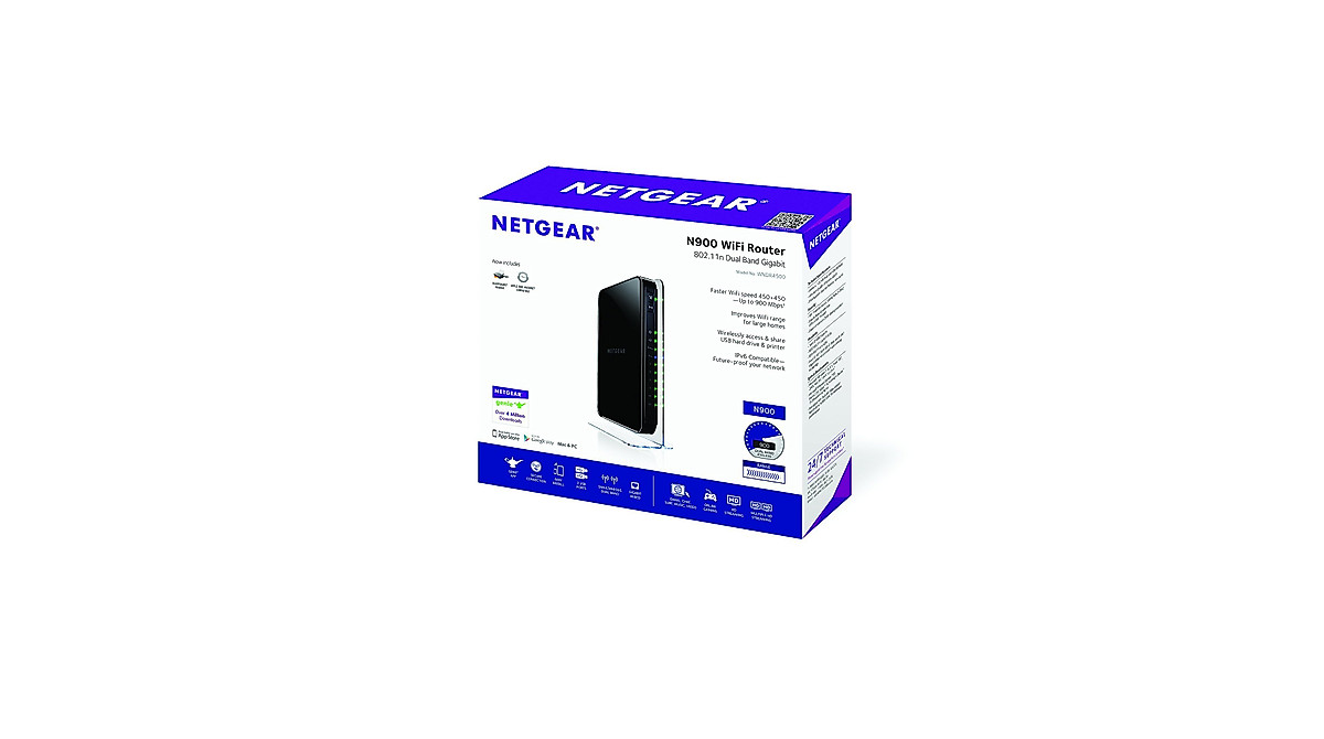 NETGEAR N900 Dual Band Router - Fast & Reliable WiFi