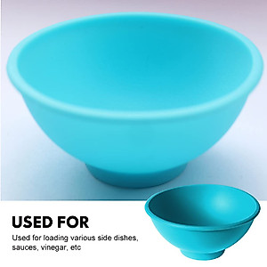 DOITOOL Gift Containers 4pcs Mini Silicone Pinch Bowls Prep and Serve Bowls Multicolor Reusable Snack Dish Condiment Bowls for Sauce Nuts Candy Fruits Appetizer Condiment Containers