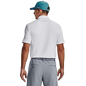 Under Armour Men's Standard Playoff Polo 3.0, (100) White/White/Halo Gray, Medium