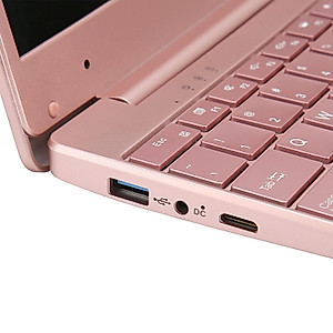 Tangxi 15.6 Inch Laptop,for Intel N5095,Quad Core 16G RAM 128G ROM,Fingerprint Unlock Laptop with Numeric Keypad,Backlight Keyboard,Slim Laptop for Windows 10,Rose Gold