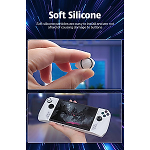 ASUS ROG Ally Thumb Grip Caps, Soft Silicone Joystick Cover Compatible with ASUS ROG Ally - (Two Sets)