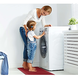 ComfiLife Anti Fatigue Floor Mat – 3/4 Inch Thick Perfect Kitchen Mat, Standing Desk Mat – Comfort at Home, Office, Garage – Durable – Stain Resistant – Non-Slip Bottom (20" x 39", Red)