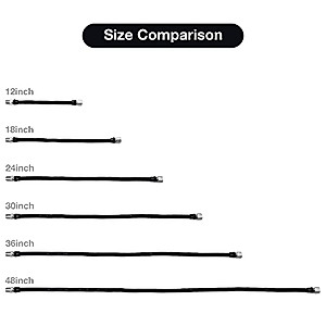 Stanbroil 1/2" OD x 3/8" ID 18" Non-Whistle Flexible Flex Gas Line with Brass Ends for NG or LP Fire Pit and Fireplace