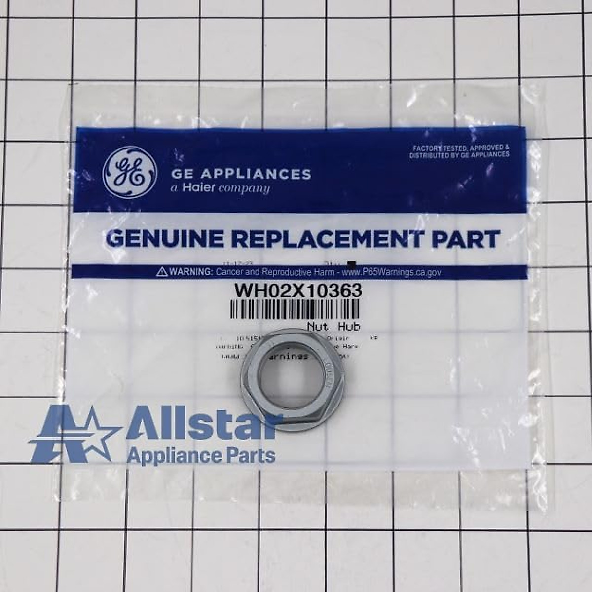 WH02X10363 Washing Machine Spanner Nut