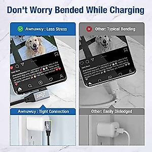 15FT USB C 3.2 Gen2x2 Cable 100W 20Gbps 90 Degree Right Angle USB C to USB C 3.2 Cable with E-Marker, 4K@60Hz Video Output Cord for Thunderbolt 4/3, iMac, MacBook, iPad Pro, Oculus Link, Laptop
