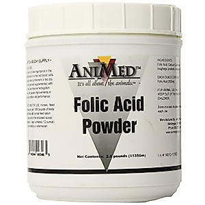 AniMed Folic Acid 10-Percent Powder for Horses, 2.5-Pound