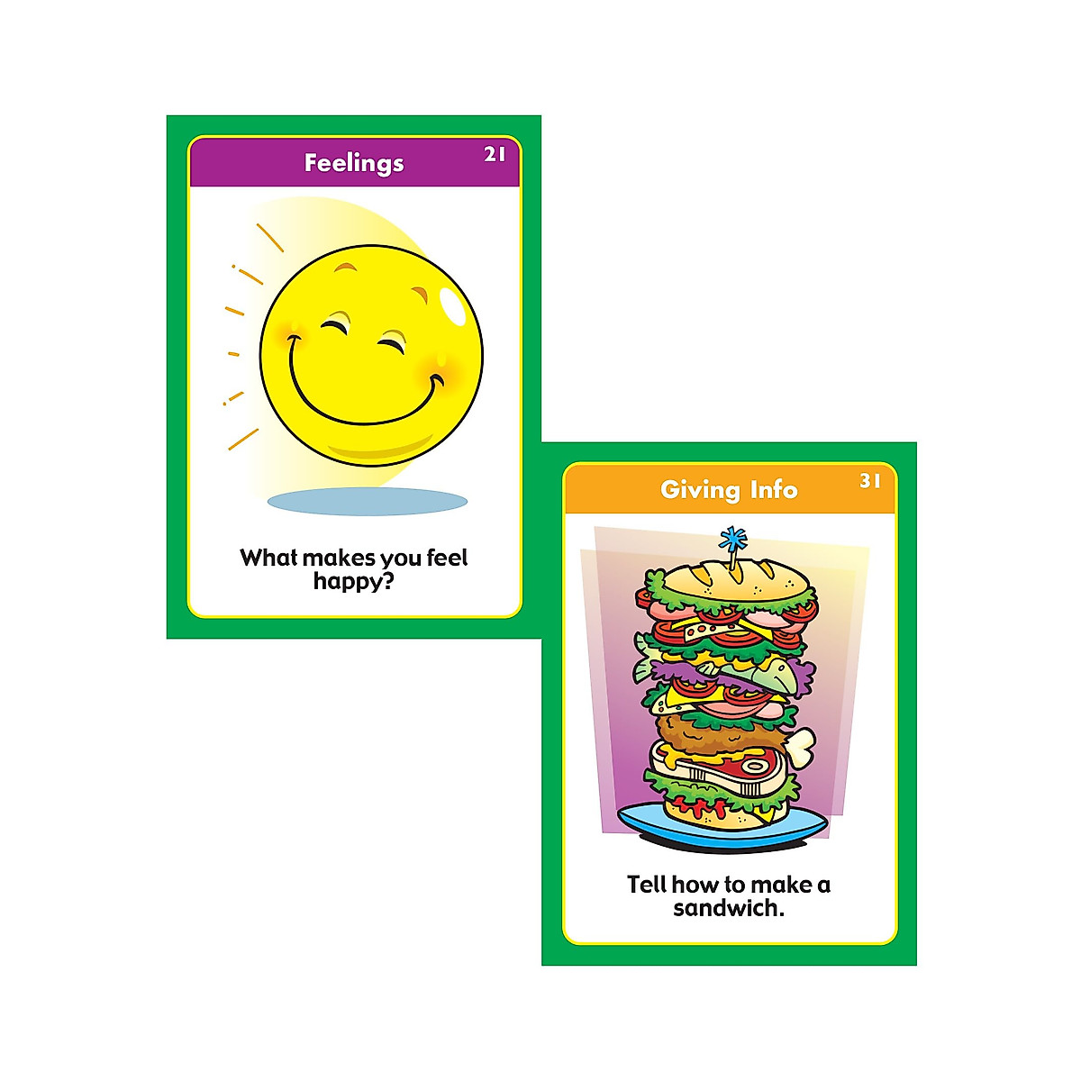 Super Duper Publications | Practicing Pragmatics Fun Deck | Conversation and Social Skills Flash Cards | Educational Learning Materials for Children