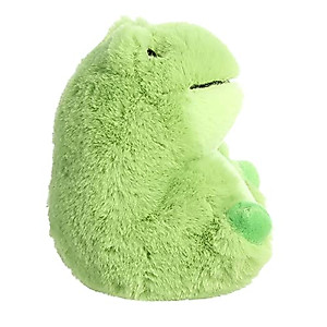 Aurora® Round Rolly Pet™ Riberto Frog™ Stuffed Animal - Adorable Companions - On-The-Go Fun - Green 5 Inches