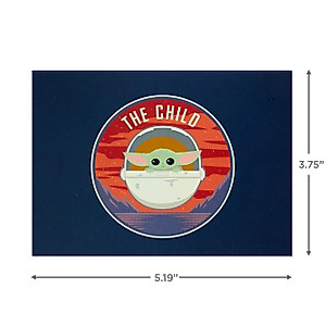 Hallmark Star Wars Valentine's Day Cards for Kids, Baby Yoda (12 Blank Cards with Envelopes) for May the 4th, Thank You, Any Occasion