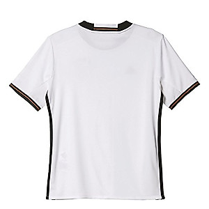 adidas Boys' Soccer Youth Germany Jersey, White/Black, Medium