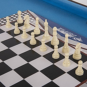 Triumph 13-in-1 Combo Game Table Includes Basketball, Table Tennis, Billiards, Push Hockey, Launch Football, Baseball, Tic-Tac-Toe, and Skee Bean Bag Toss