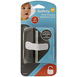 Safety 1st Multi-Purpose Latch,White 2-Count