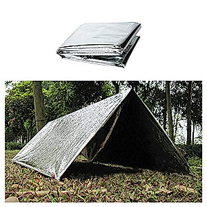 Emergency Blanket Pack-3,Foil Mylar Thermal Blankets Space Blanket 52"x82" Designed for NASA, Outdoors, Hiking, Survival, Marathons or First Aid, Natural Disasters, Retain Body Heat, Keeps You Warm.