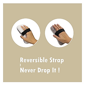 myHomeBody Luxury Mens Loofah Body Exfoliator, Loofah Sponge, Bath Sponge, Beauty Sponge Loofah for Women, 2 Sides, Dual Texture Shower Sponge for Mild Exfoliation and Gentle Cleansing - Body Sponge